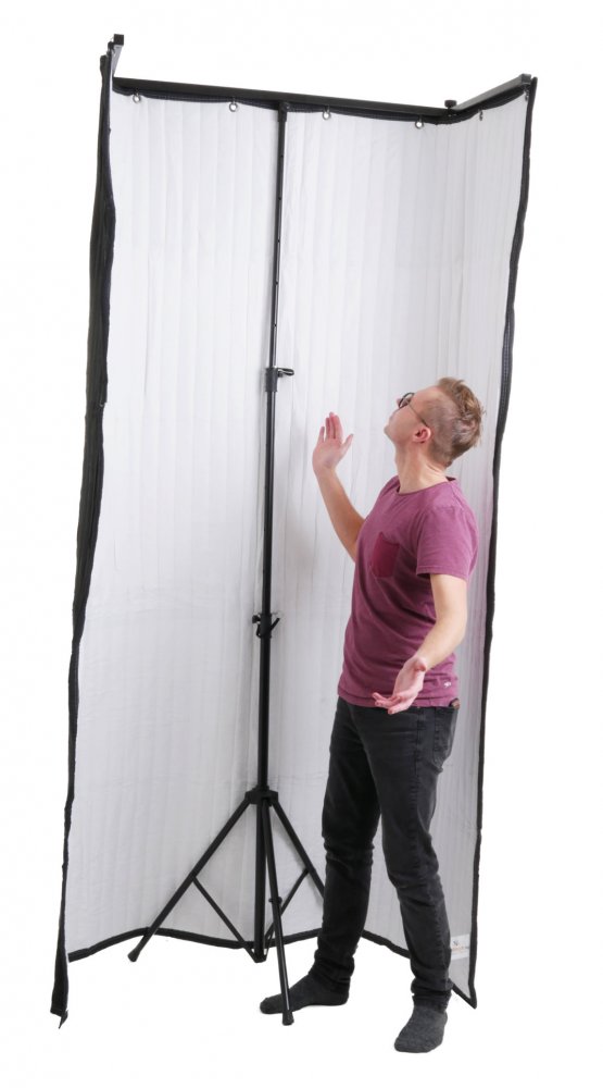 Flex Tee Stand for Acoustic Blankets – VocalBoothToGo